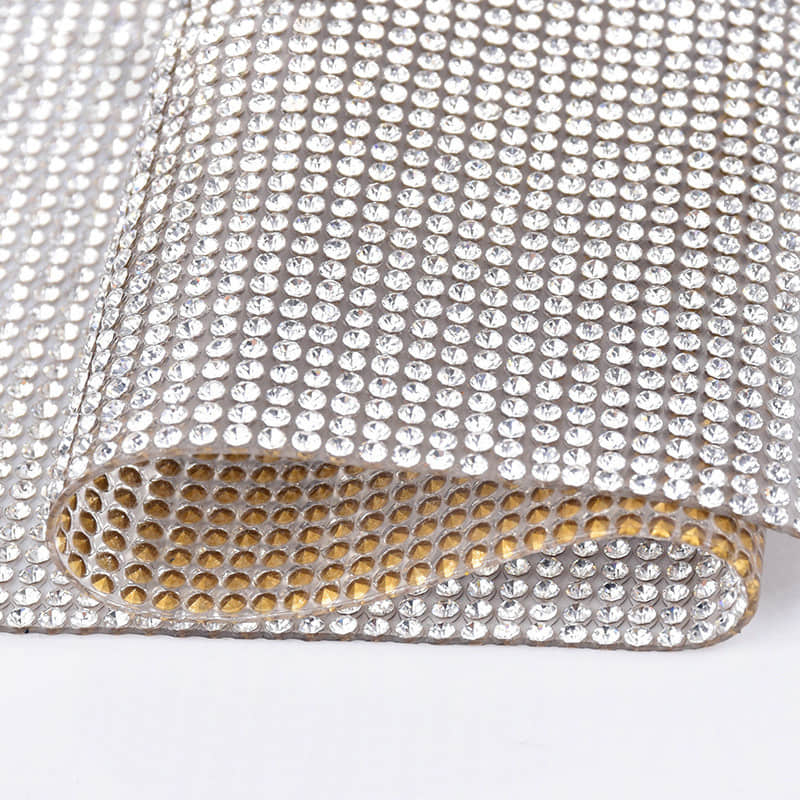 24*20cm ss6 Crystal Self Adhesive Rhinestone Roll Sheets Glass ...